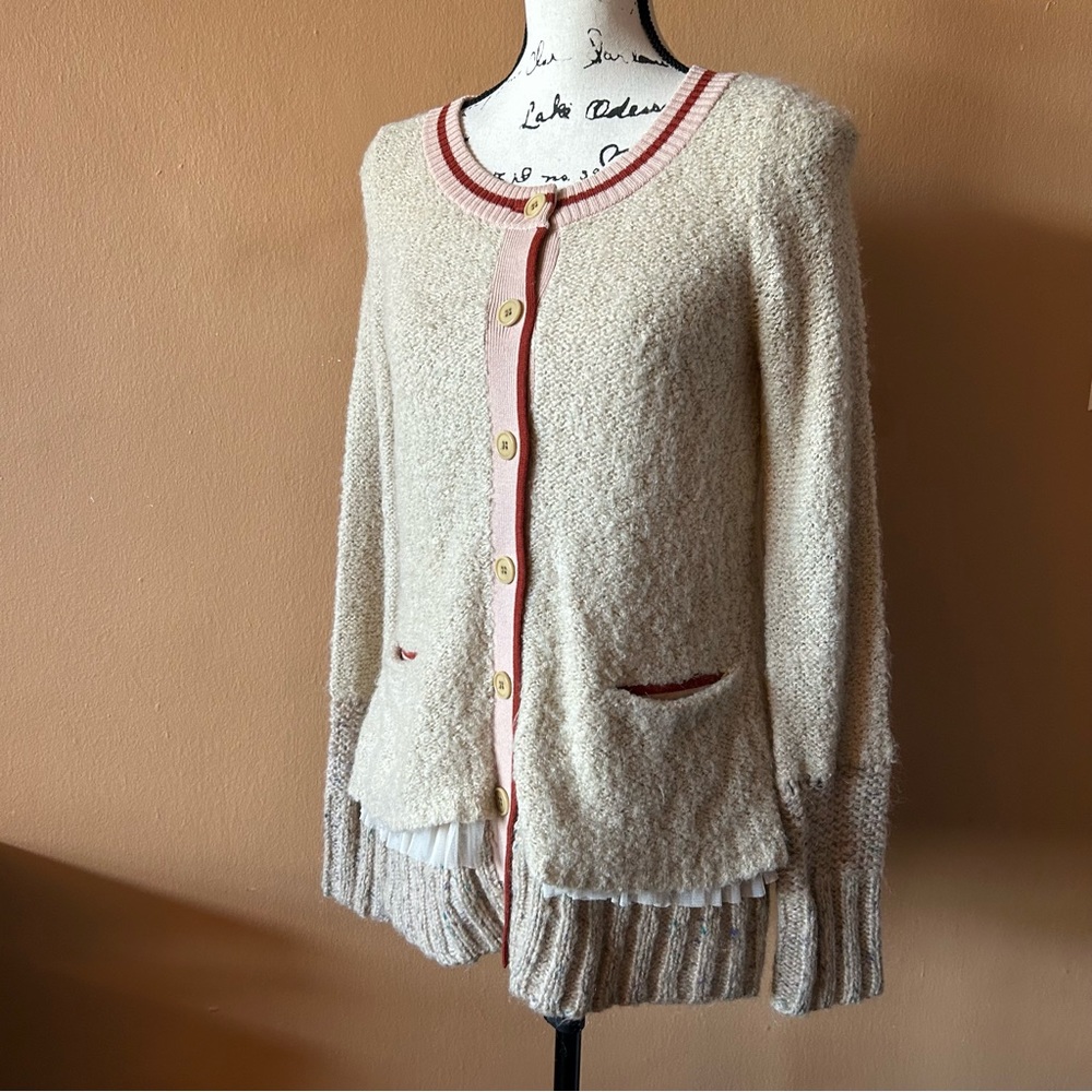 Anthropologie Charlie & Robin Cardigan Sweater - Gem